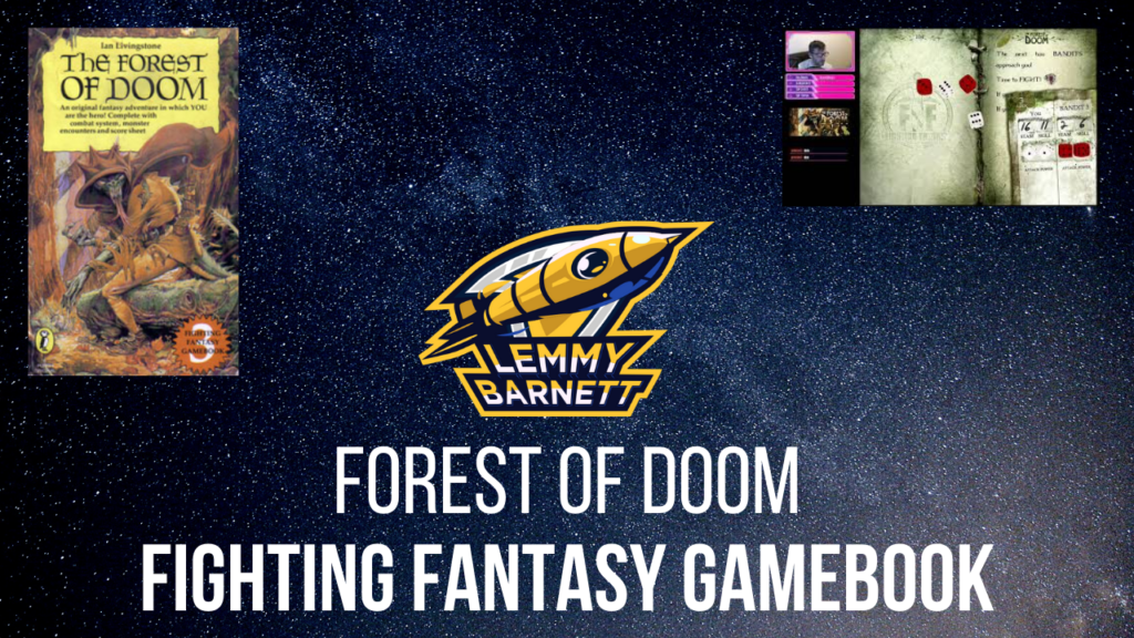 Forest of Doom - Fighting Fantasy book by Ian Livingstone - Lemmy Barnett